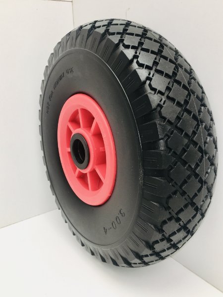 Hjul for sækkevogn, 4 x 300, 85/260, Plast, Masiv. - Hjul og hjulsæt ...