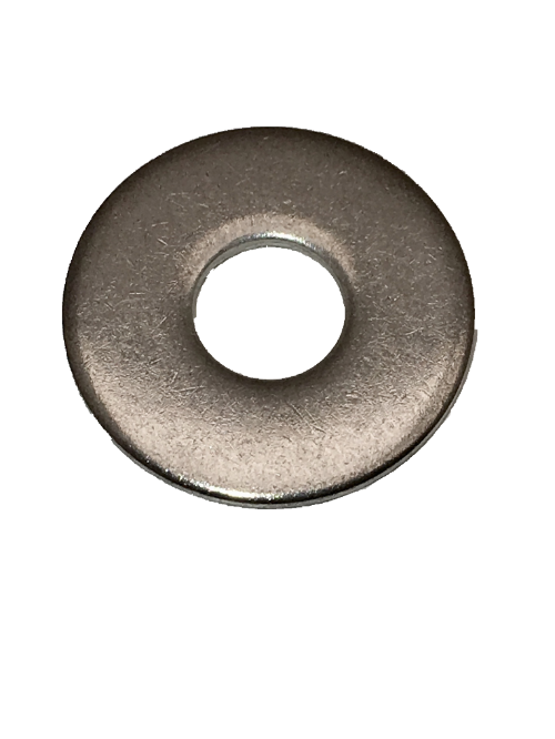 Skive, 6mm. (6x18x1,6mm.) rustfri, 100 stk. - Skruer, Møtrikker, Skiver ...